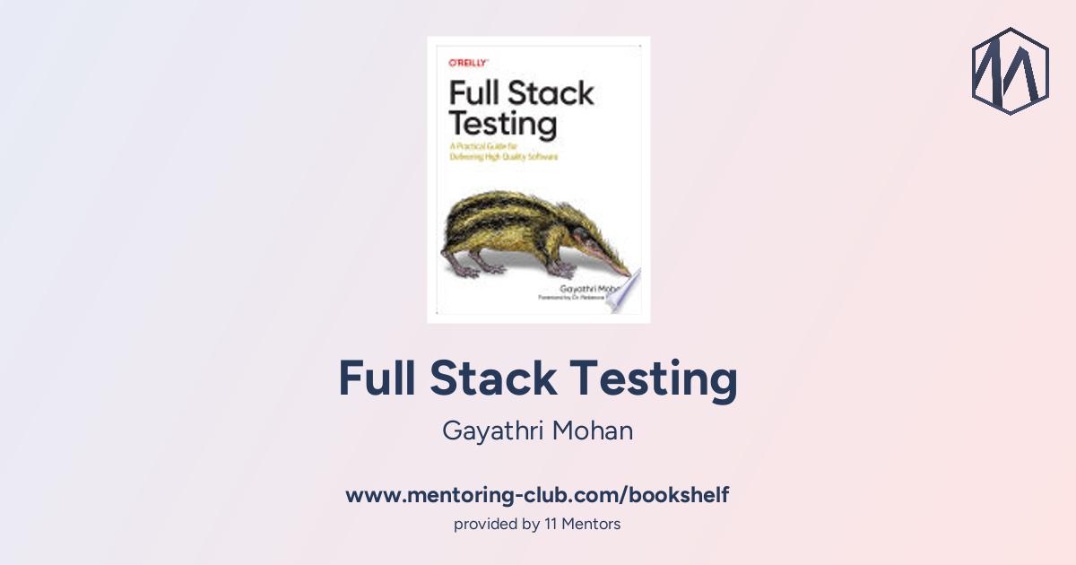 About Full Stack Testing - Mentoring Club
