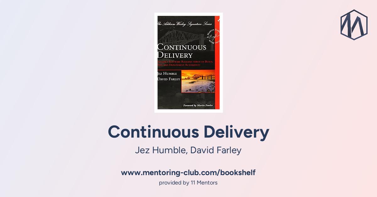 About Continuous Delivery - Mentoring Club